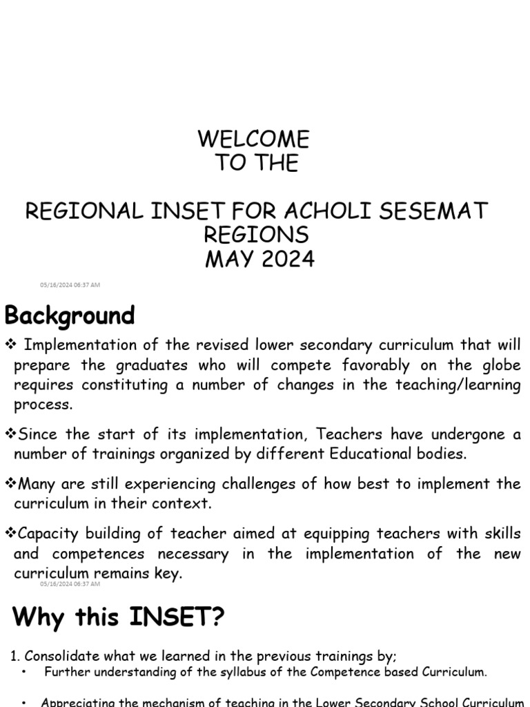 No. 2 April 2024 Inset [Autosaved] | PDF | Educational Assessment | Curriculum