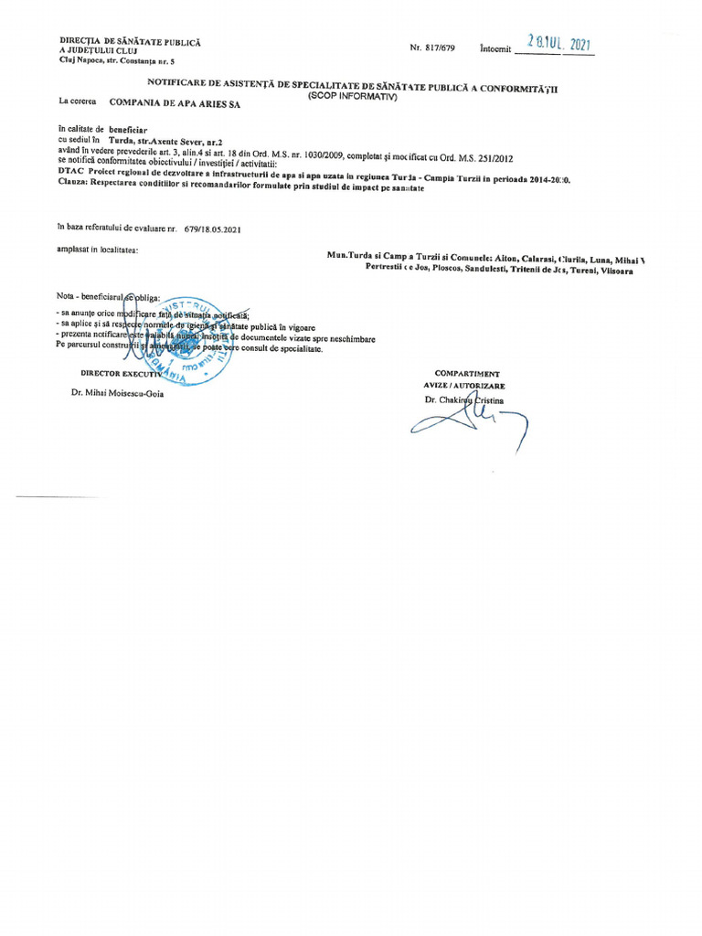 Aviz DSP Valabil | PDF