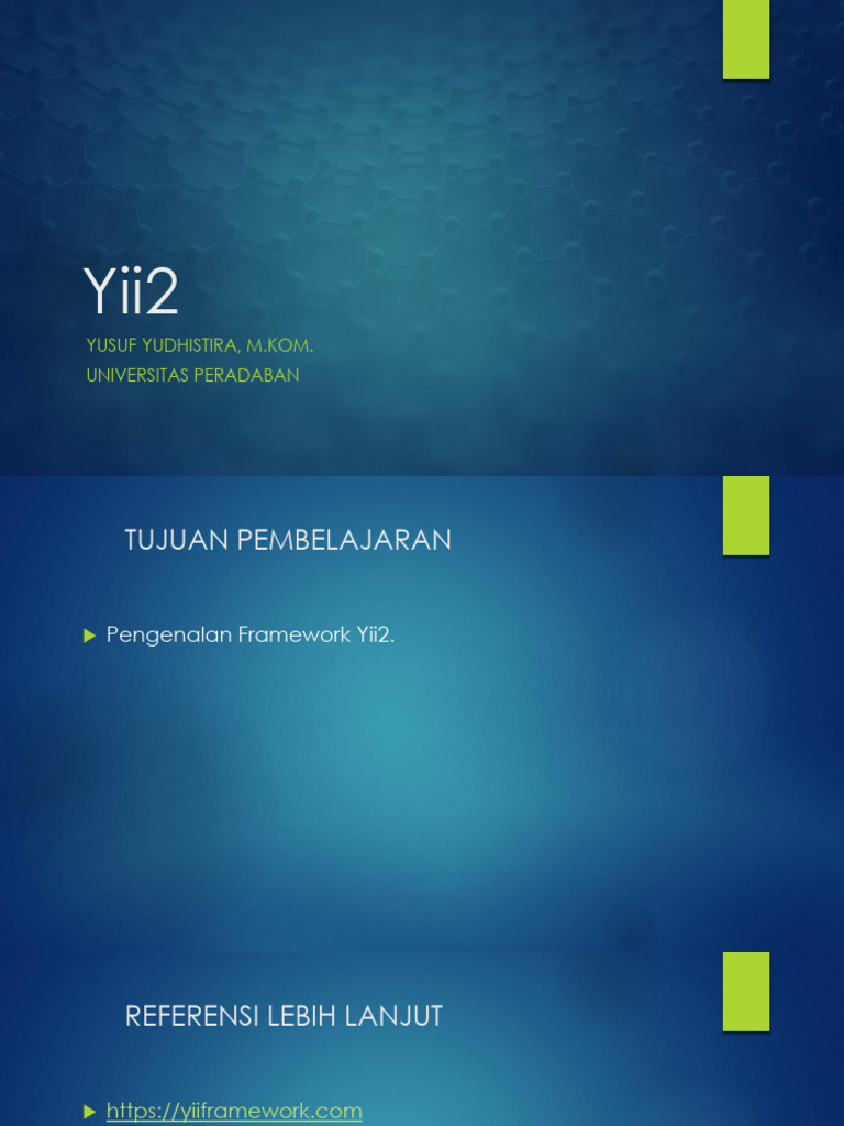 S02 - Pengenalan Yii2 | PDF