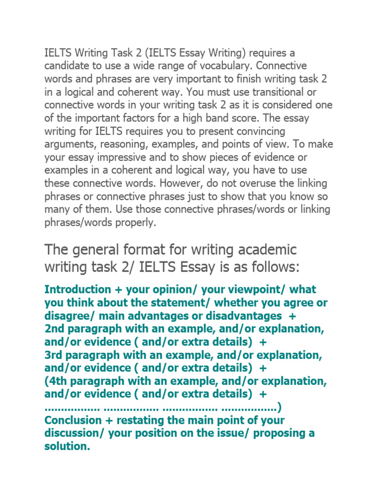 IELTS Writing Task 2 | PDF | Essays | Argument
