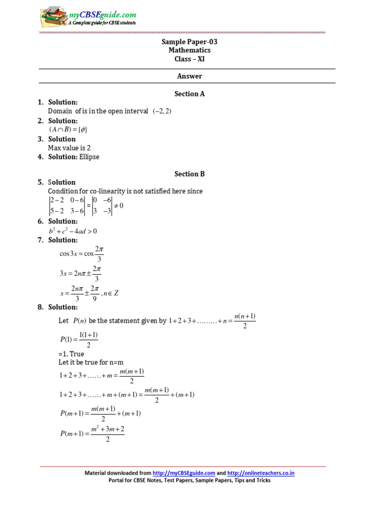 Ans 3 | PDF | Mathematics | Mathematical Analysis