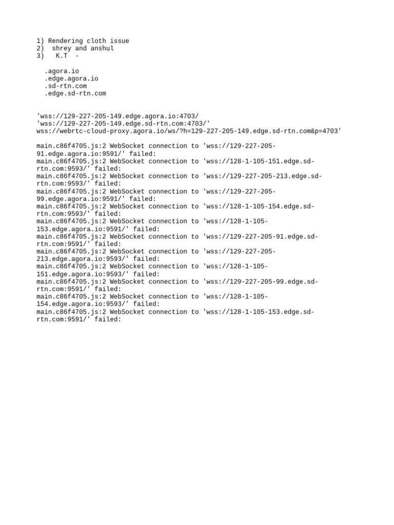WebSocket Connection Failures Report | PDF | Science & Mathematics