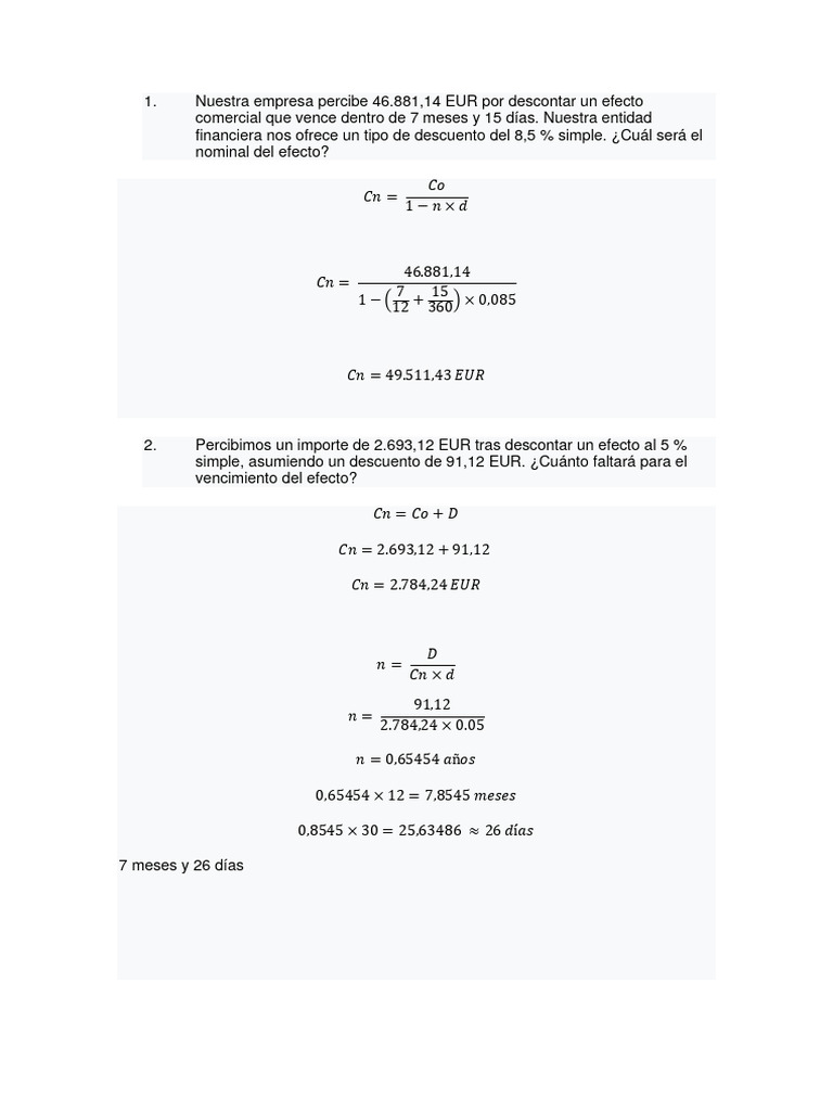 Acts Descuento Simple | PDF