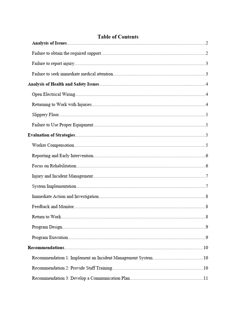 Julia Case Study Task 2.edited | PDF | Occupational Safety And Health | Risk