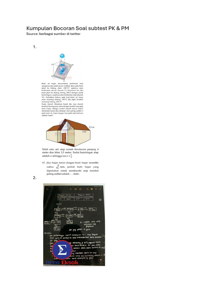 Soal Asli Utbk Day 5 - Day 6 PKPM | PDF