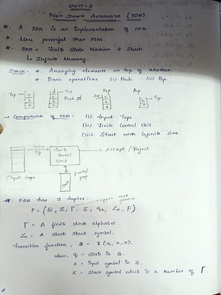 Toc Notes Pdf Teaching Methods And Materials