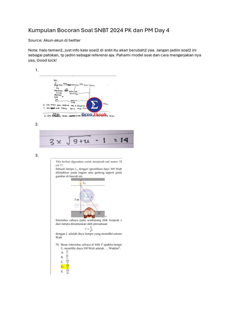 Soal Asli Utbk 2024 Day 4 PKPM | PDF