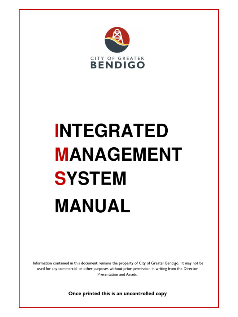 Integrated Management System Manual | PDF | Risk | Iso 9000