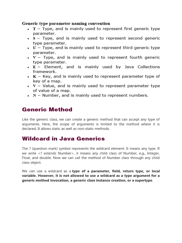 Generic Pdf Parameter Computer Programming Computer Programming