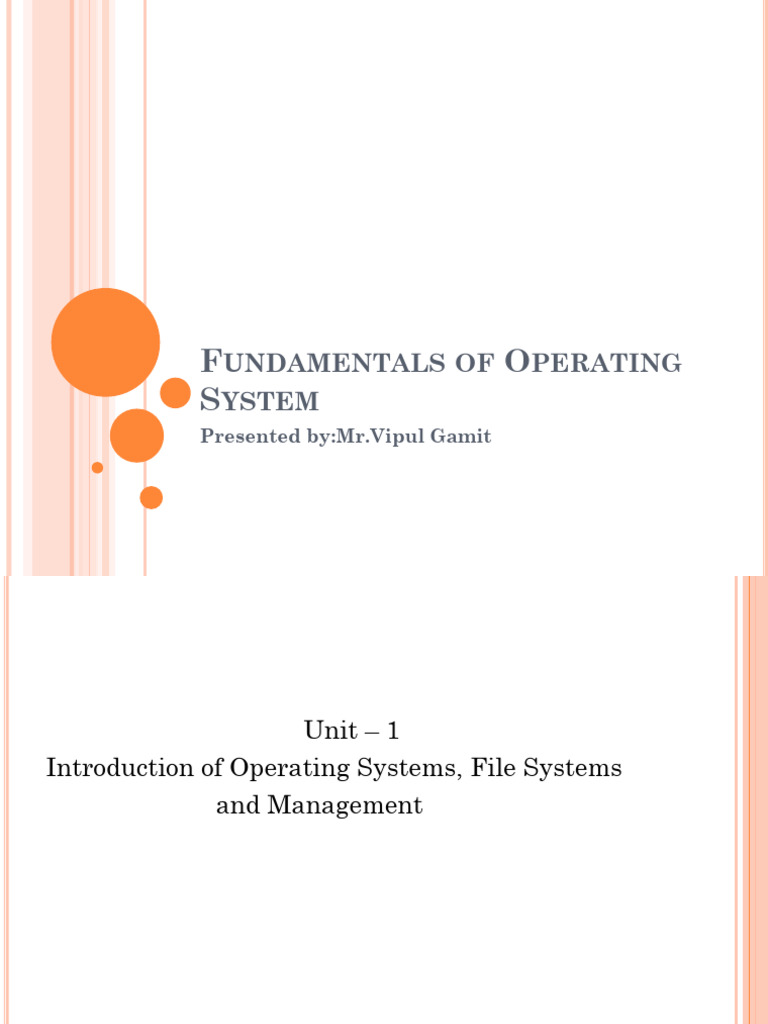 OS Unit 1 | PDF | Flash Memory | Operating System