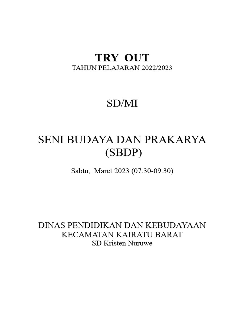 Soal Utama | PDF
