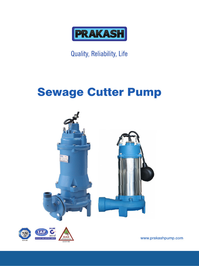 3 Phase Sewage Cutter Pump | PDF