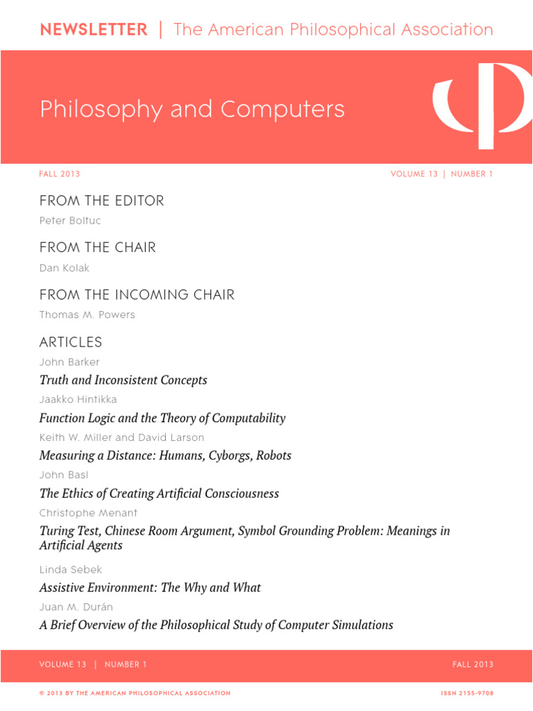 Computers V13 N 1 | PDF | Truth | Theory