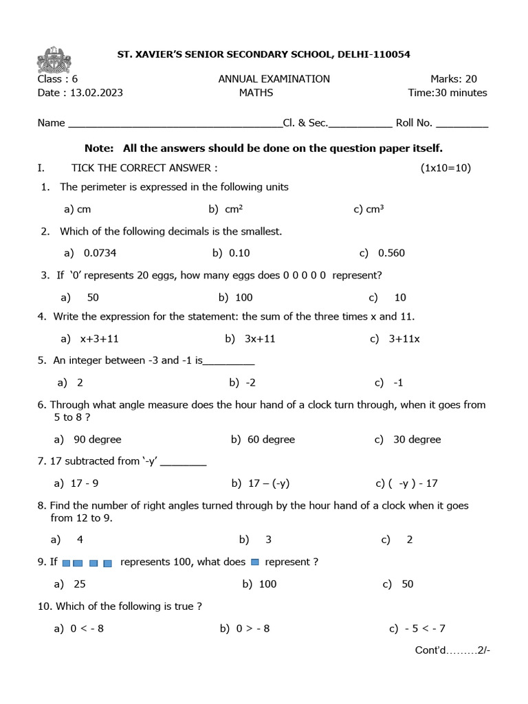 Maths Final | PDF | Elementary Mathematics | Numbers
