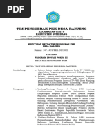 Contoh SK Pengangkatan Dan Penetapan Pengurus PKK Desa | PDF