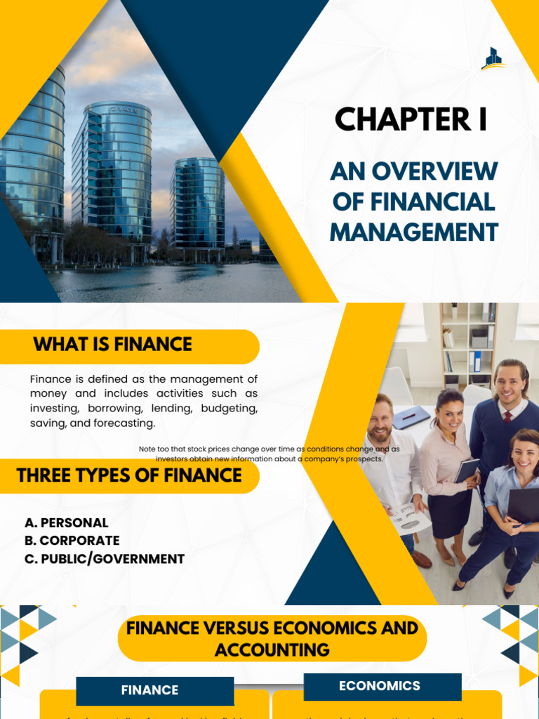 Chapter I An Overview of Financial Management | PDF | Stocks | Bonds (Finance)