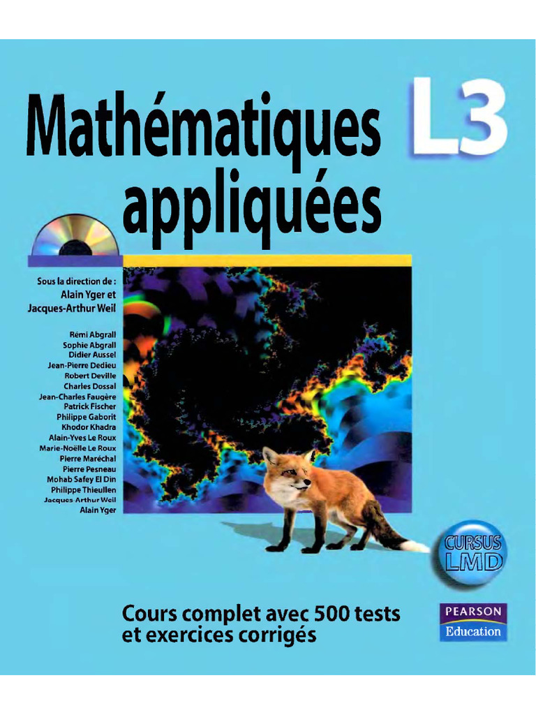 Alain Yger, Maths Appliqués L3 | PDF