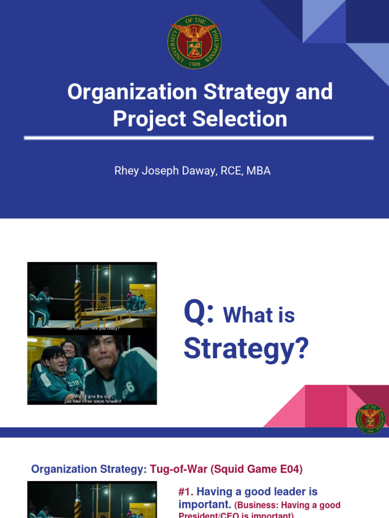 04 - BA 106 - RSD - Organization Strategy and Project Selection | PDF ...