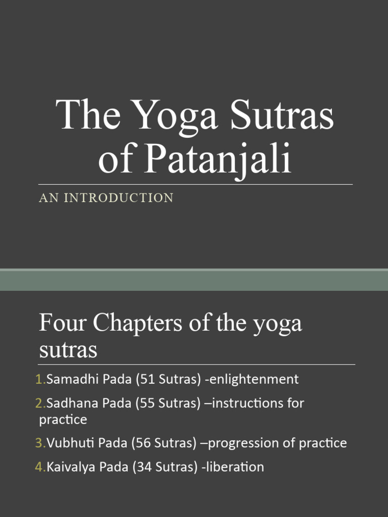 Yoga Sutras Chapter 1 Samadhi Pada | PDF | Yoga | Yoga Sutras Of Patanjali