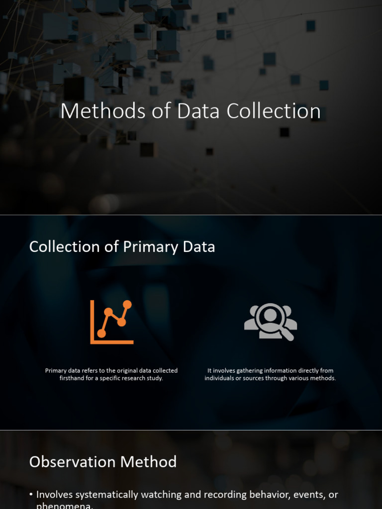04.methods of Data Collection | Download Free PDF | Survey Methodology | Data