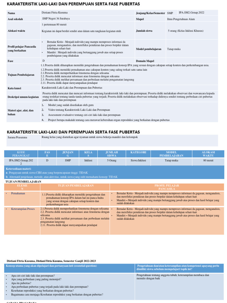 PUBERTAS | PDF | Karier & Perkembangan | Kesehatan Holistik