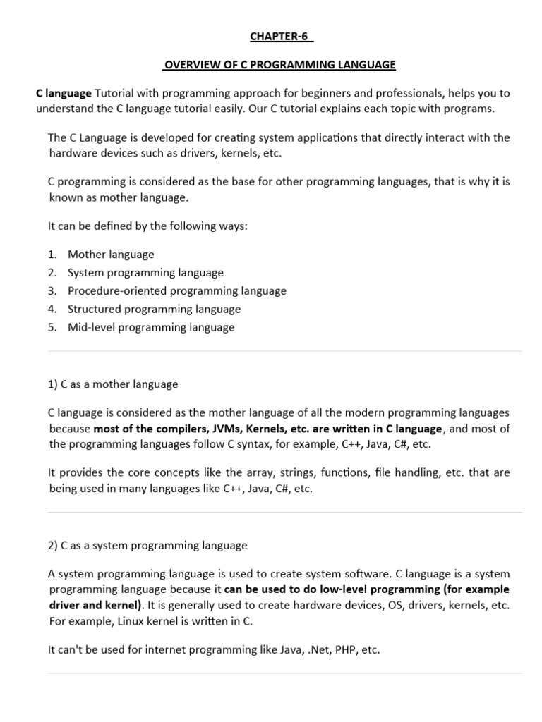6.module 6 1 | PDF | C (Programming Language) | Data Type