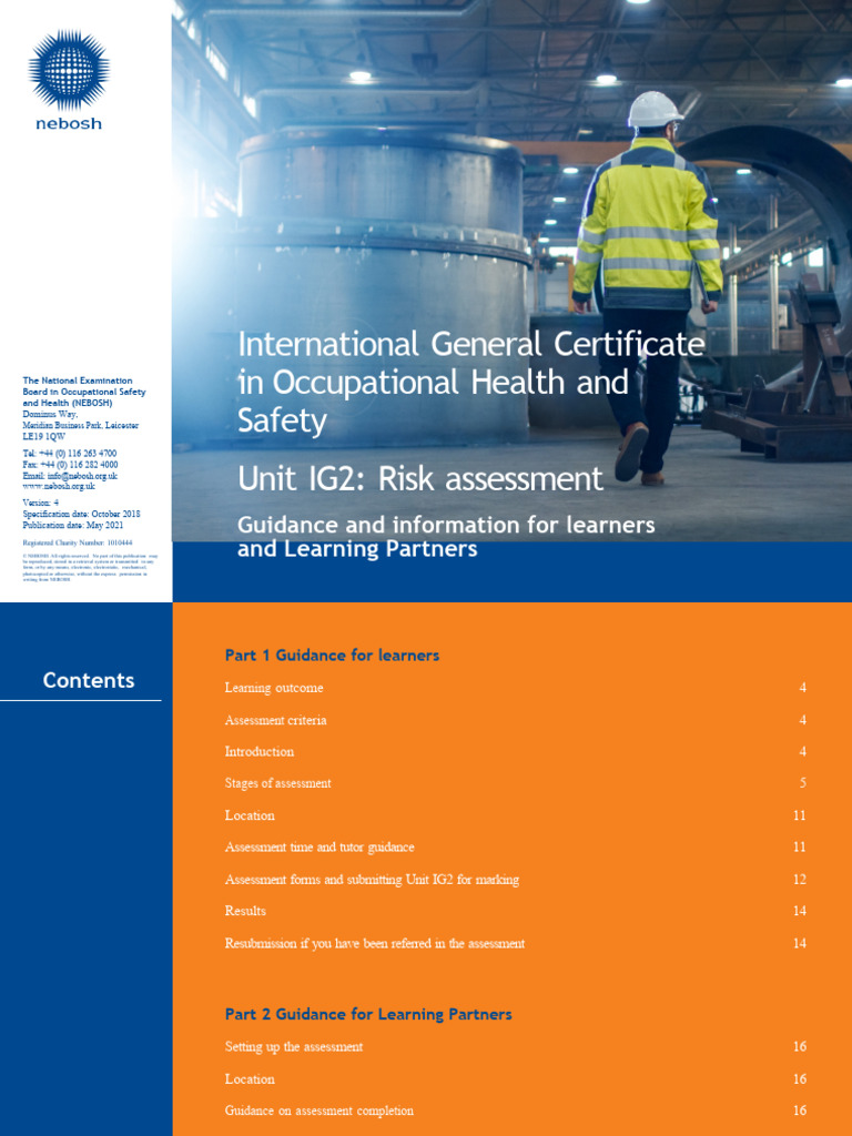 Ig2 Rules Guidance v4 en | PDF | Risk | Occupational Safety And Health