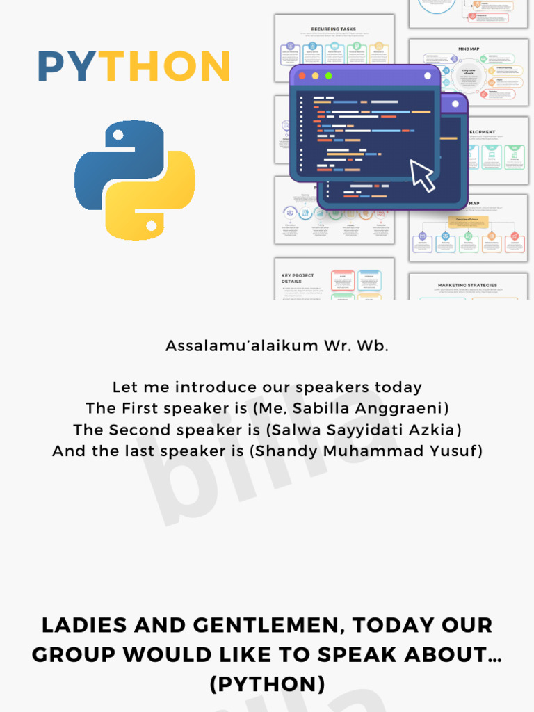 punya kita | PDF | Python (Programming Language) | Computer Programming