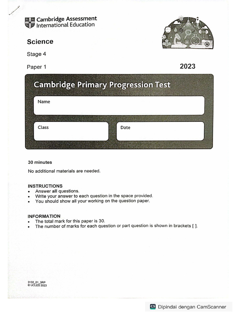Science Grade 4 Paper 1 2023 | PDF