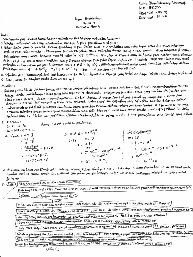 TP14B - 16420344 - Ilham Muhammad Adriansyah - K14A - B | PDF