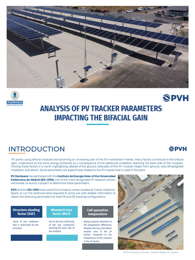 Bifacial Gain PV Tracker Parameters - PVH UPM | PDF | Photovoltaics ...