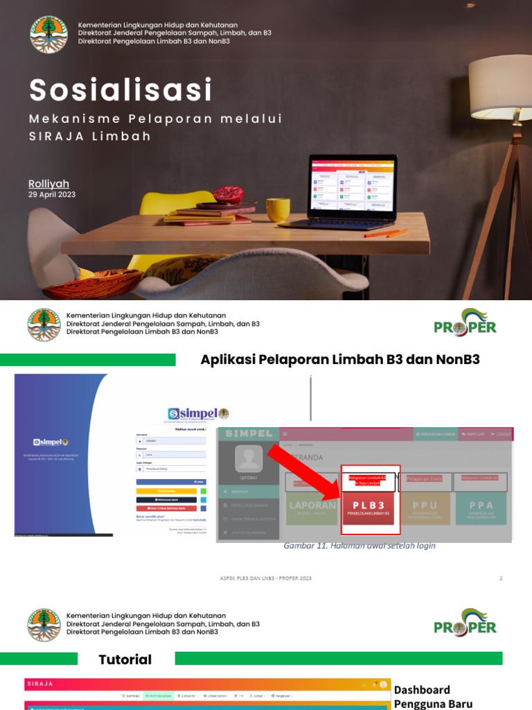 Mekanisme Pelaporan Melalui SIRAJA | PDF