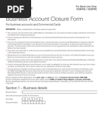 HSBC Account Closure Instructions | PDF | Cheque | Payments