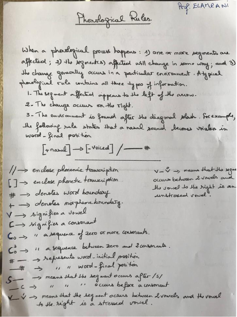 Rules and Diacritic Symbols | PDF