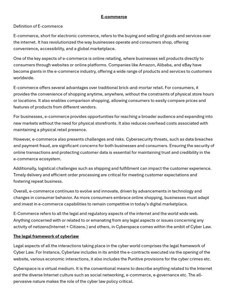 It Law Unit 4 | PDF | E Commerce | Key (Cryptography)