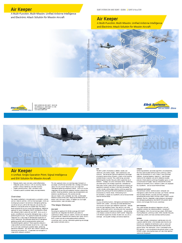 Air Keeper: Unified EW & SIGINT Solution | PDF | Signals Intelligence ...