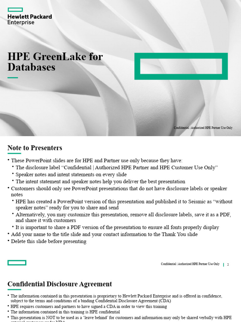 HPE GreenLake For Databases-A00117388enw | PDF | Databases | Cloud Computing