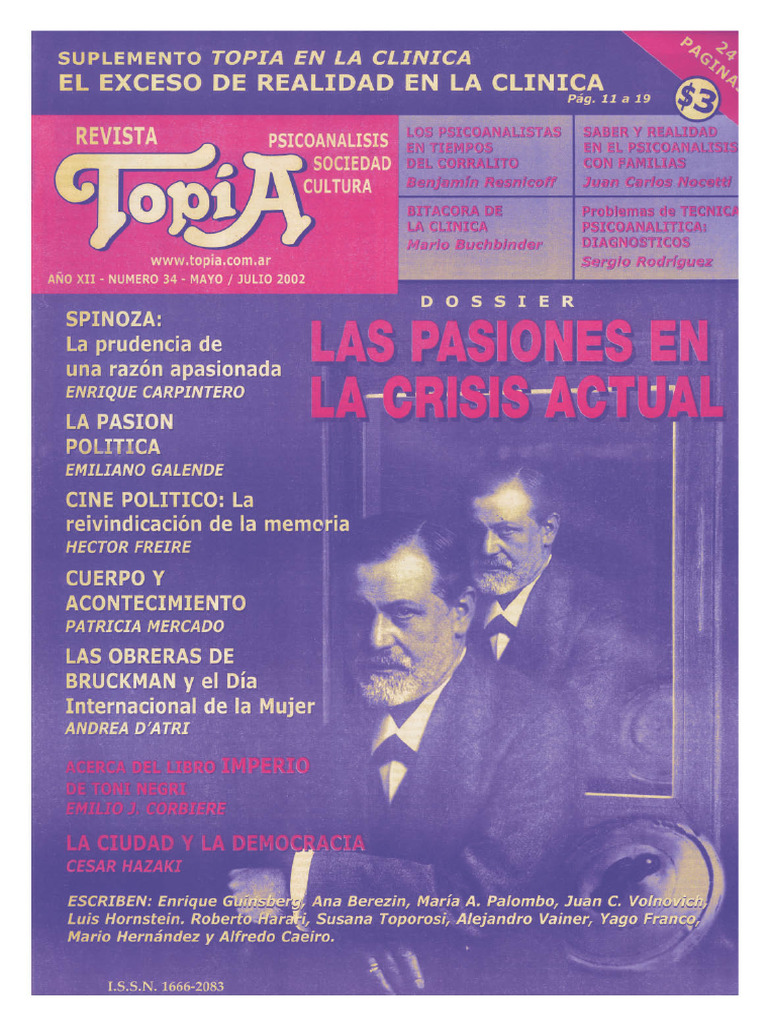 Revista Topia - Julio - 2002 | PDF