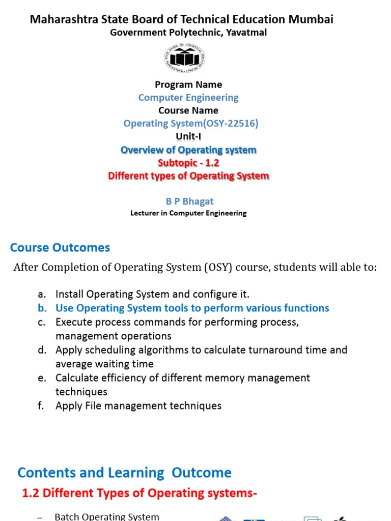 New OSY PPT - Unit 1.2 | PDF | Process (Computing) | Android (Operating System)