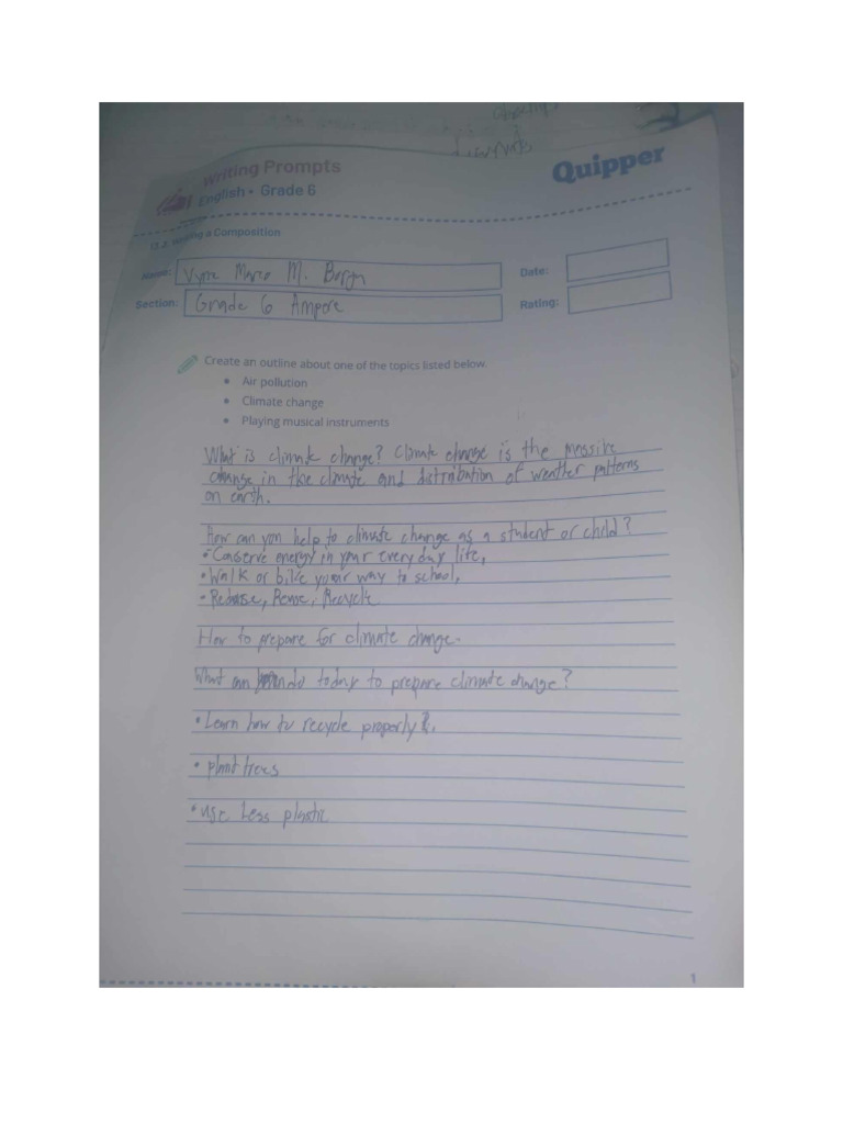 Writing A Composition | PDF