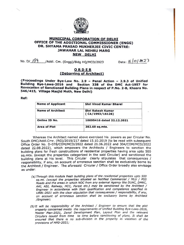 MCD Architect | PDF | Indemnity | Common Law