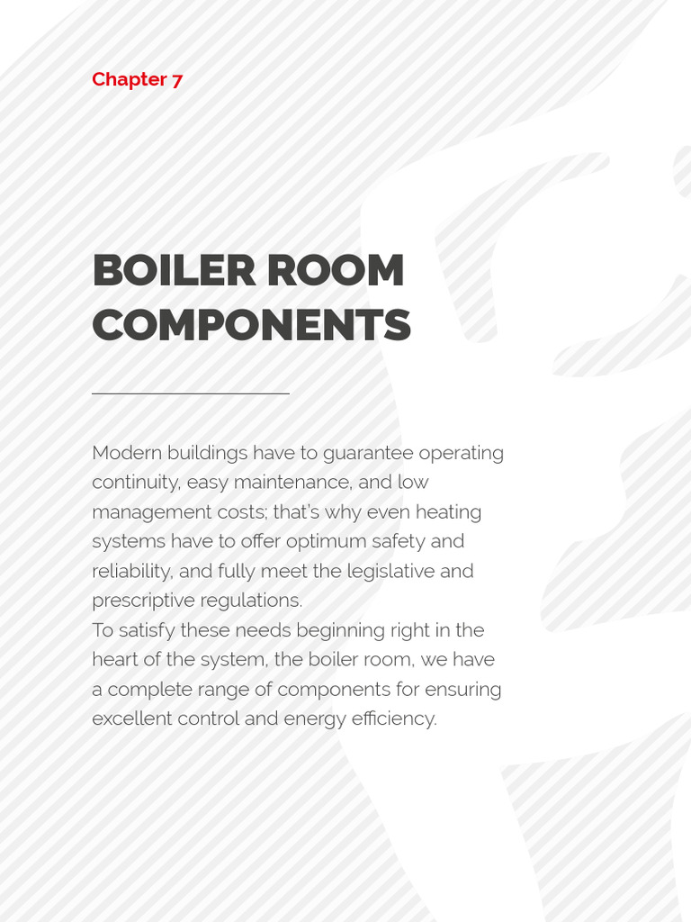 Boiler Room Components Overview | PDF | Valve | Pressure Measurement