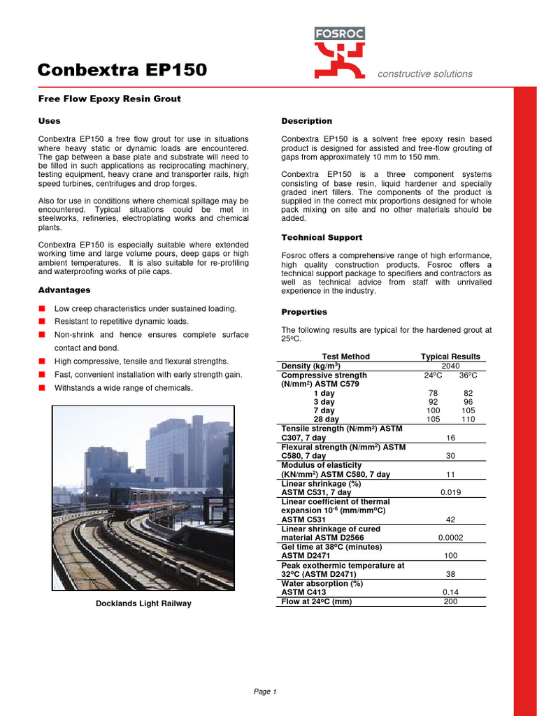 Tds Conbextra Ep150 Saudi Arabia | Download Free PDF | Epoxy | Strength ...