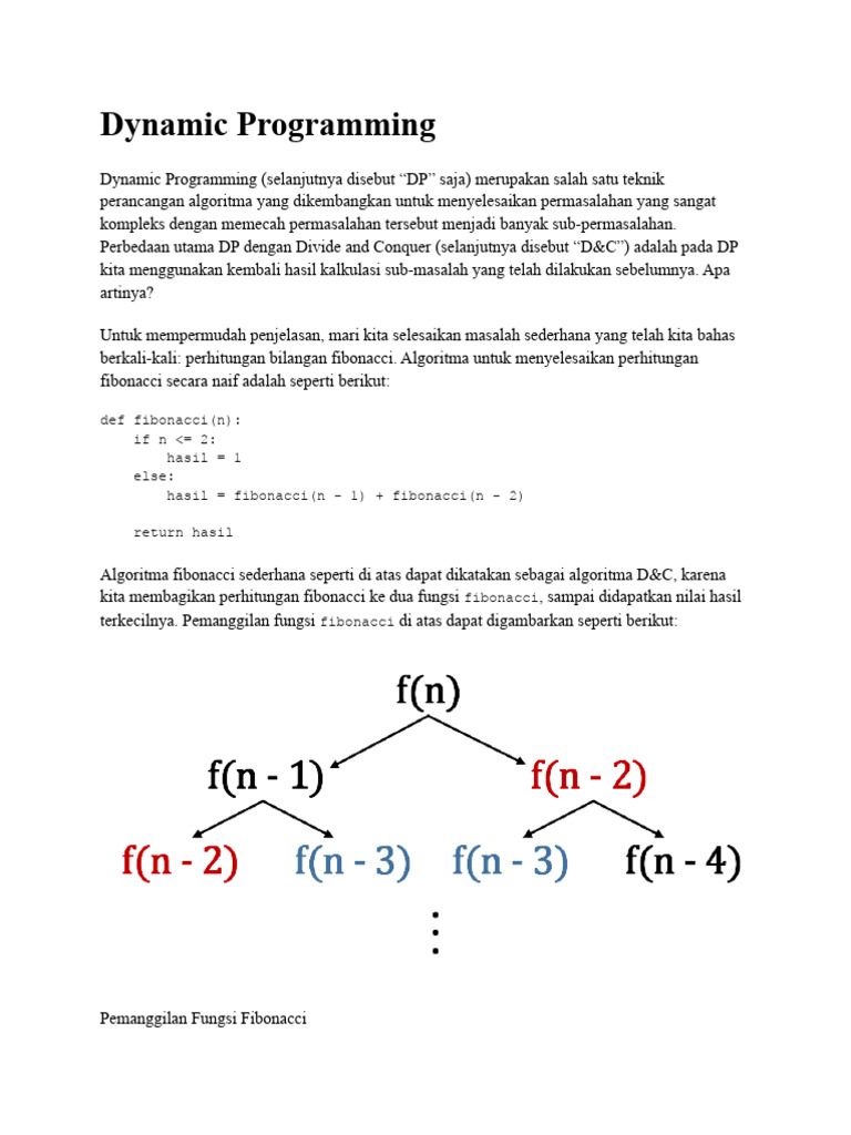 Dynamic Programming 6 | PDF | Komputer | Teknologi & Rekayasa