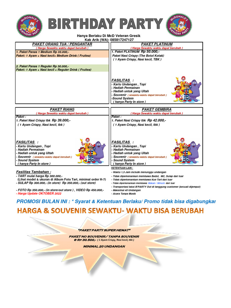 Brosur Party New | PDF