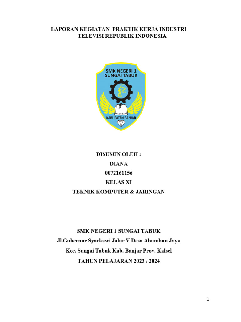 Lporan Diana-1 | PDF | Karier & Perkembangan