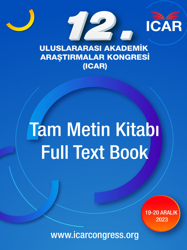 Icar12 Tam Metin Kitabi | PDF