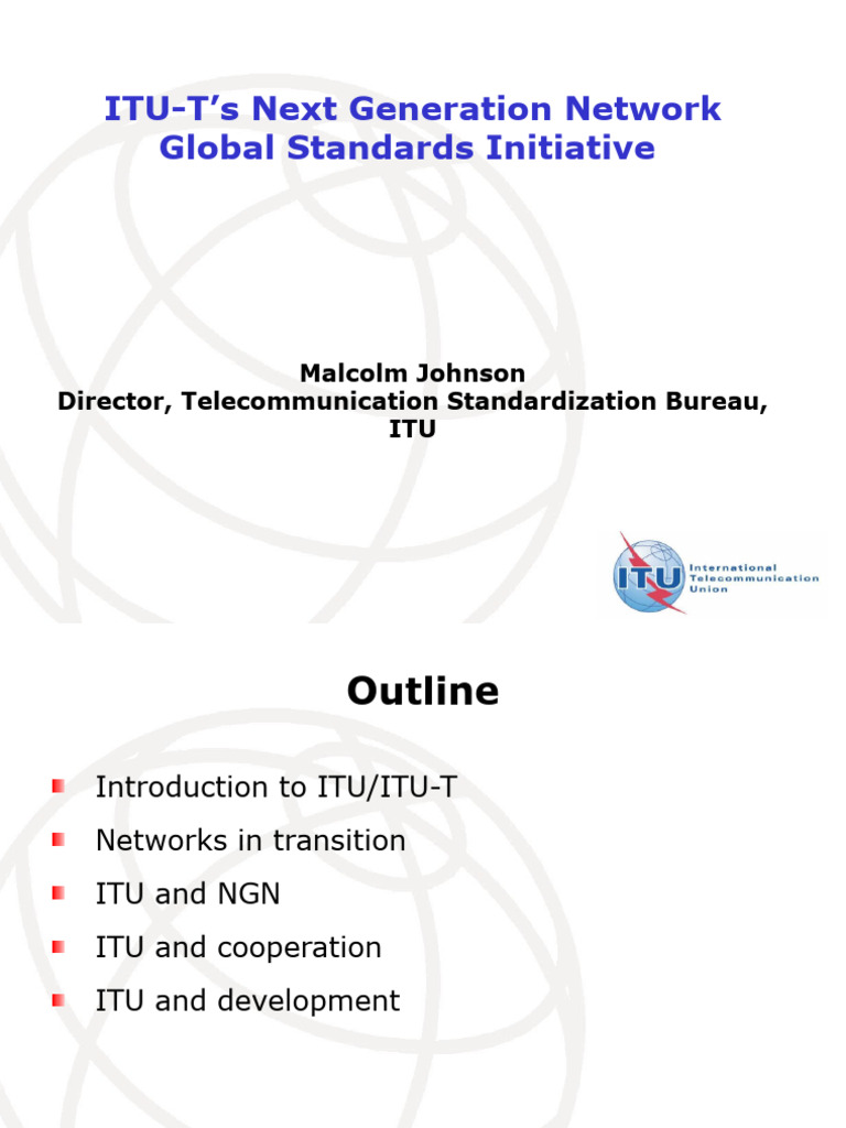 ITU-T Next Generation Network Overview | PDF | Itu T | Telecommunications