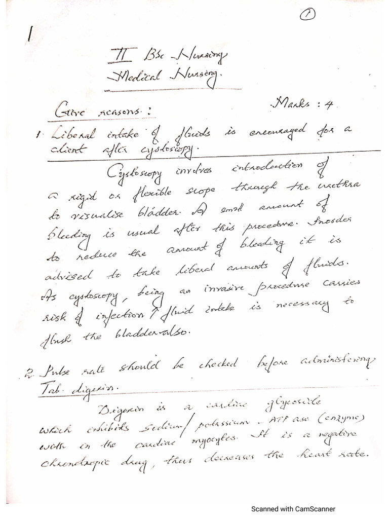 Medical Give Reason | PDF