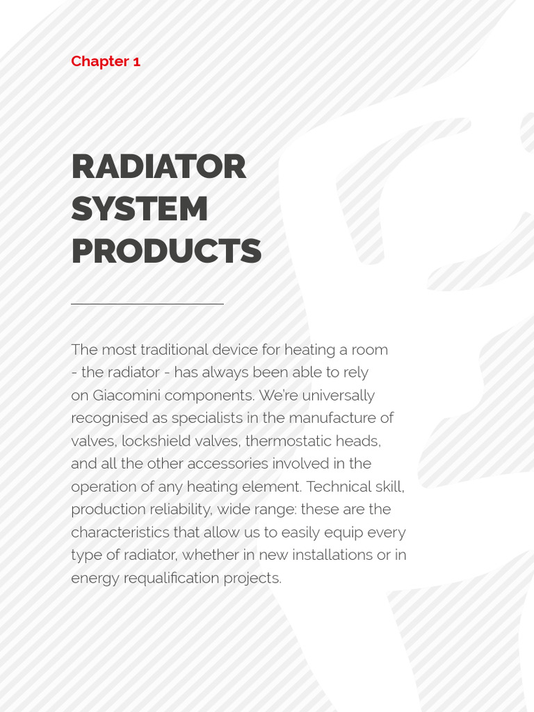 1 Radiator System Products | PDF | Valve | Pipe (Fluid Conveyance)